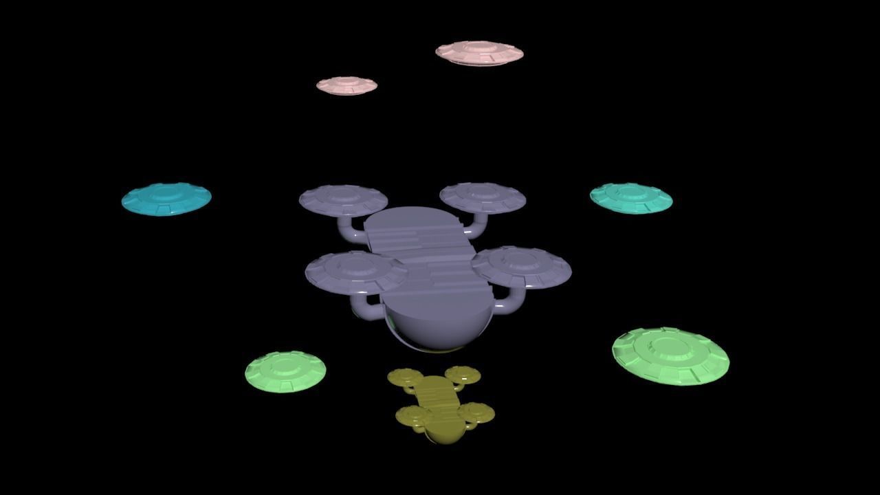 spaceship mesh free VR / AR / low-poly 3D model | CGTrader