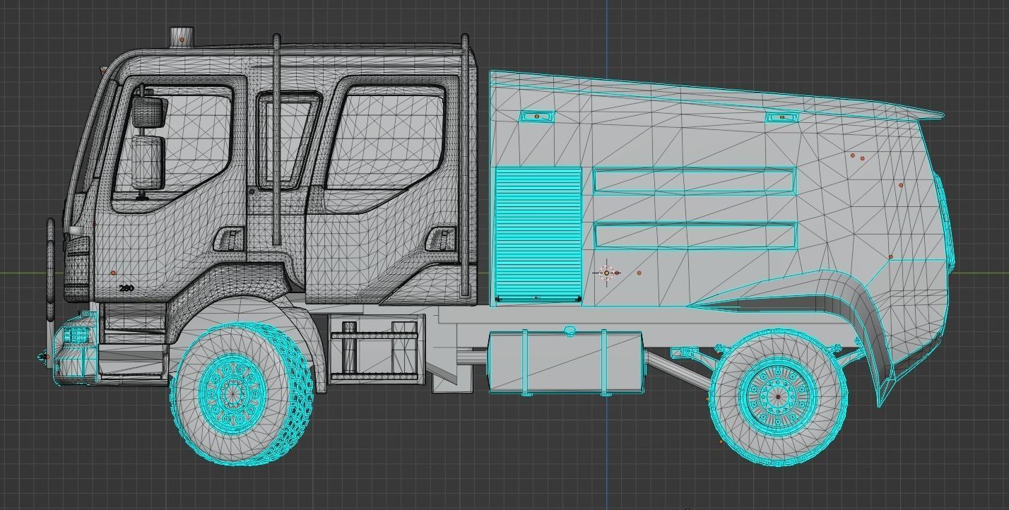 Volvo FL Firetruck 3D model | CGTrader