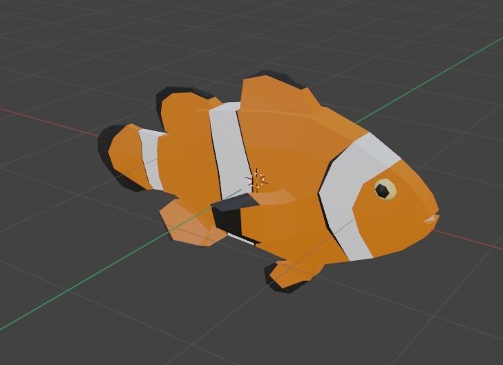 clownfish - Pez payaso Lowpoly free VR / AR / low-poly 3D model | CGTrader