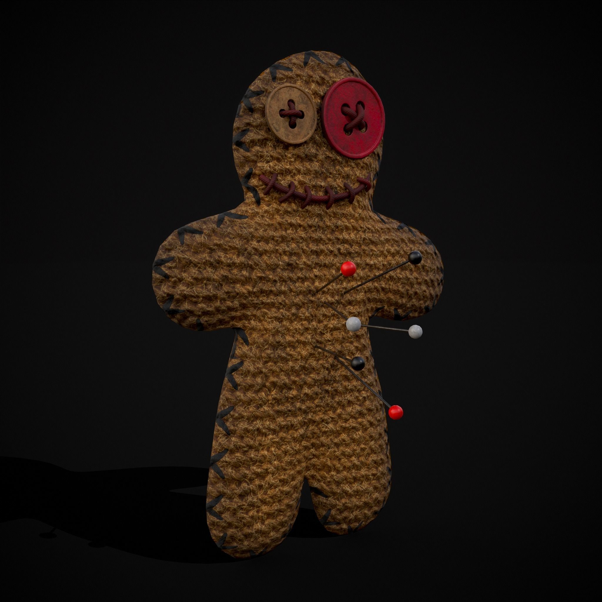 Simple Burlap Pin Effigy free VR / AR / low-poly 3D model | CGTrader