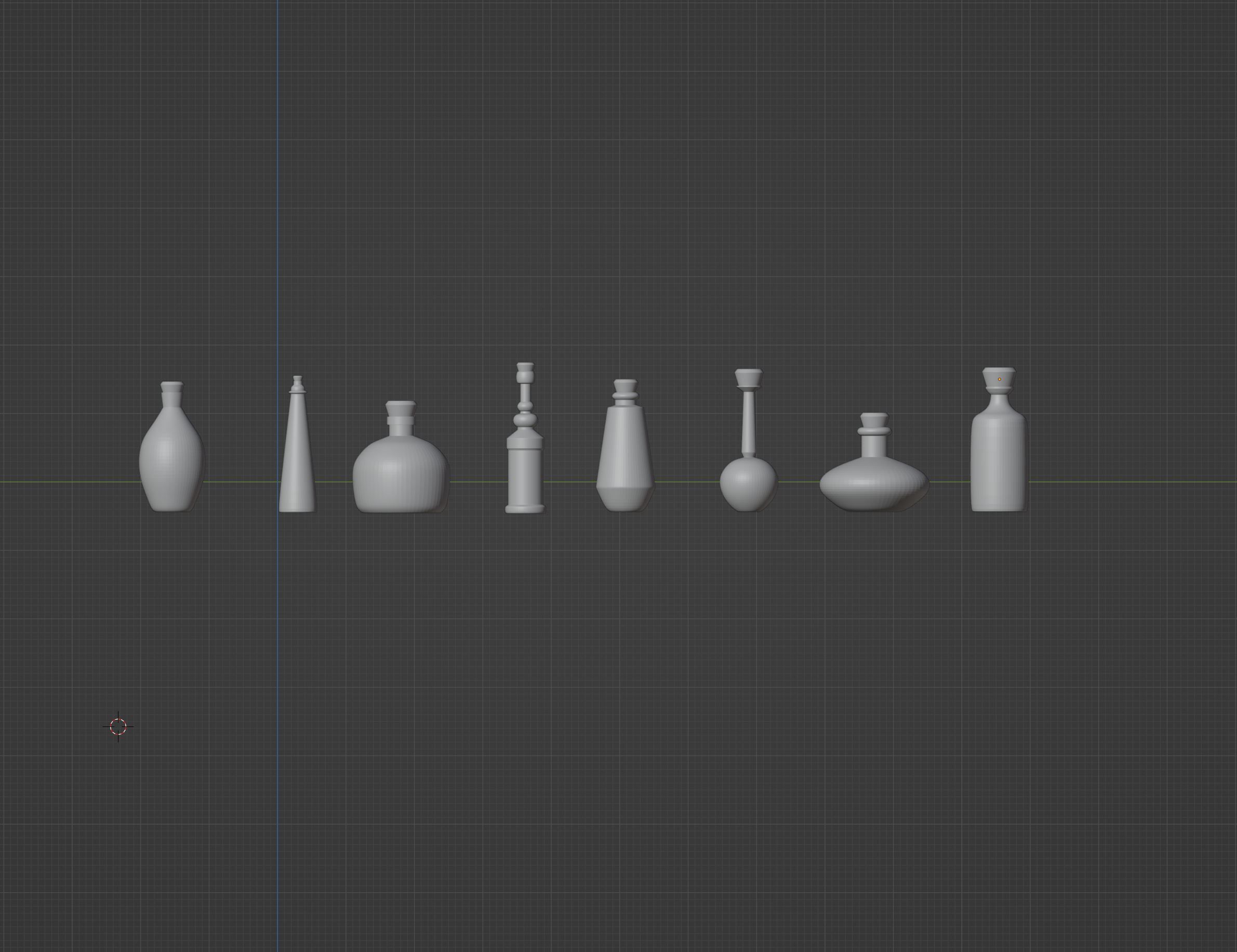 Full Potion Pack 3D model 3D printable | CGTrader