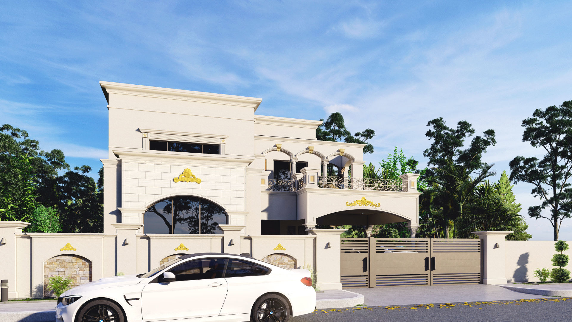 3D model Classic Villa Complete Lumion File with Effects VR / AR / low ...