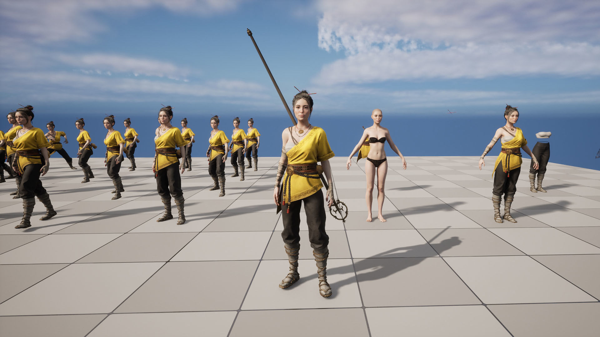 3D model Girl Monk vma01 VR / AR / low-poly | CGTrader