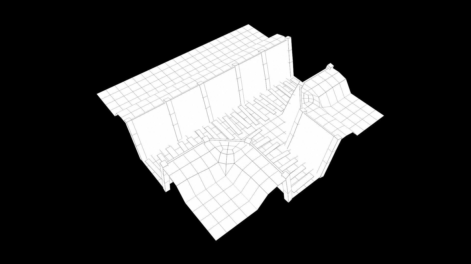 3D model Lowpoly Modular War Trenches Kit VR / AR / low-poly | CGTrader