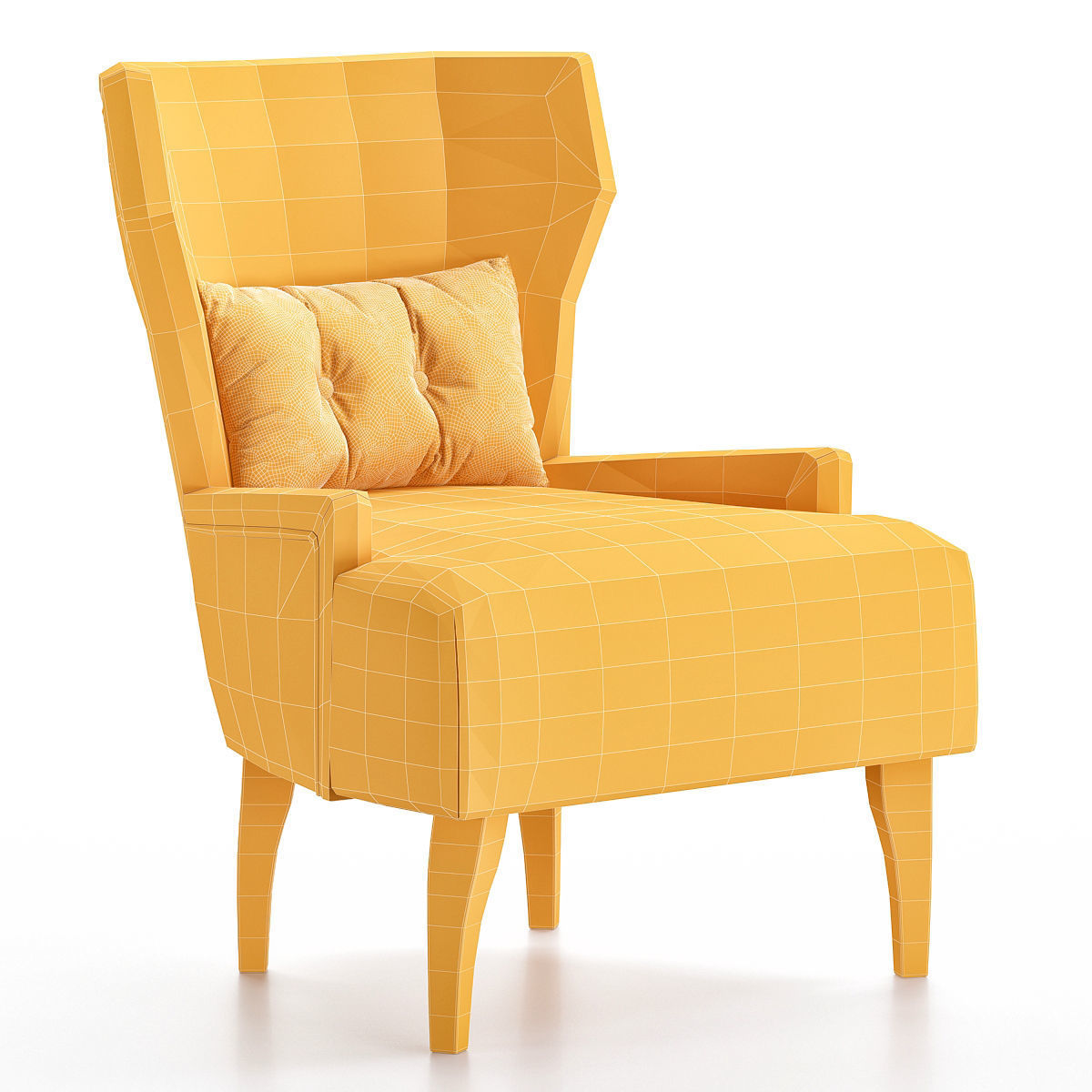 3D model Kreslo kano 3d model VR / AR / low-poly | CGTrader