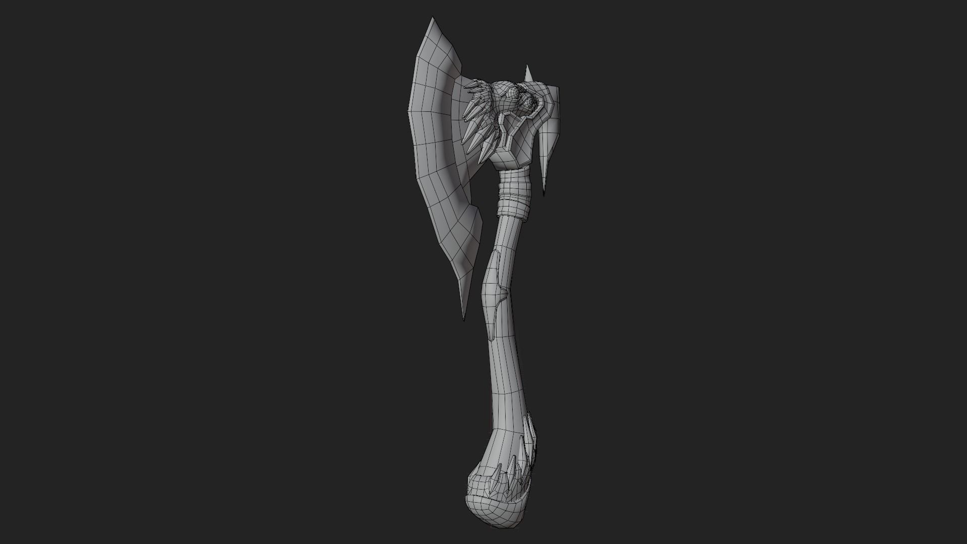 3D model Stylized Axe DEViL AXE VR / AR / low-poly | CGTrader
