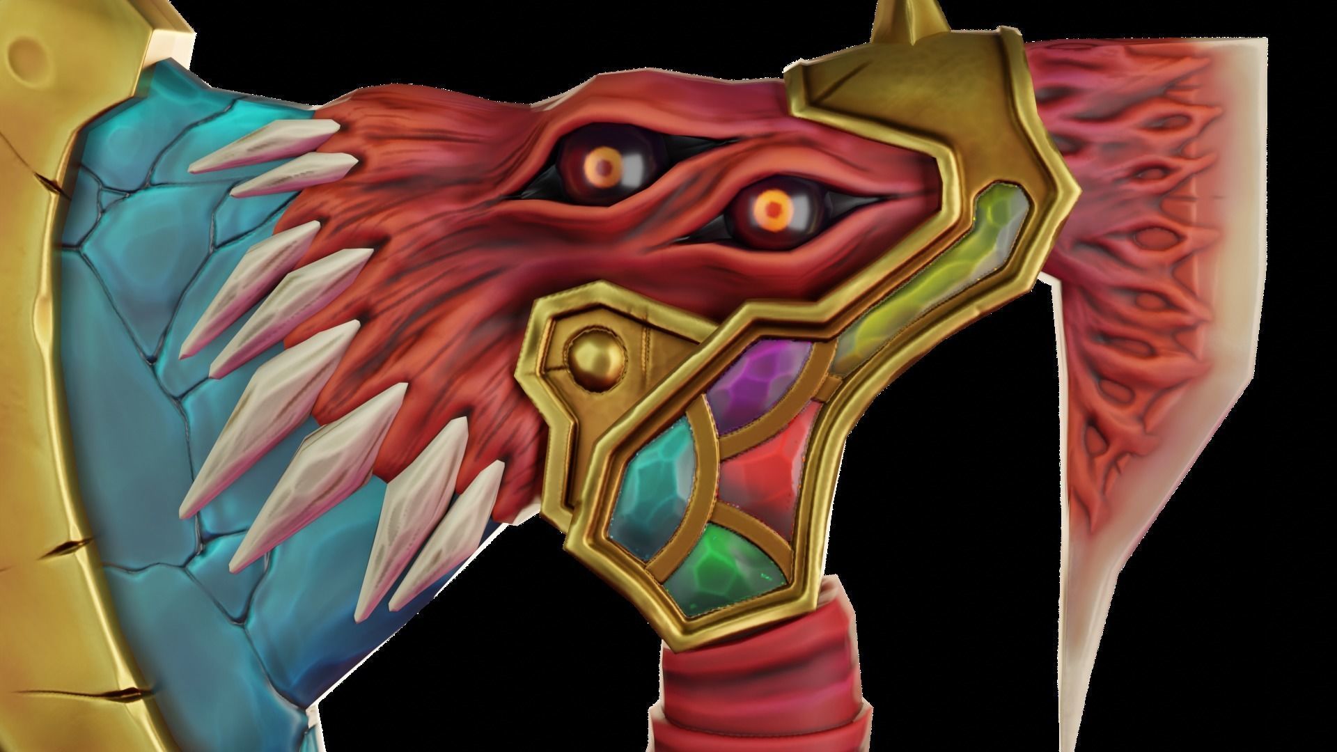3D model Stylized Axe DEViL AXE VR / AR / low-poly | CGTrader
