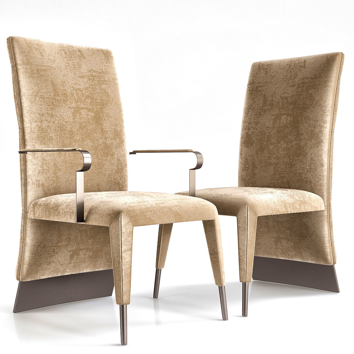 3D model Side chair Giorgio Collection 3d model VR / AR / low-poly ...