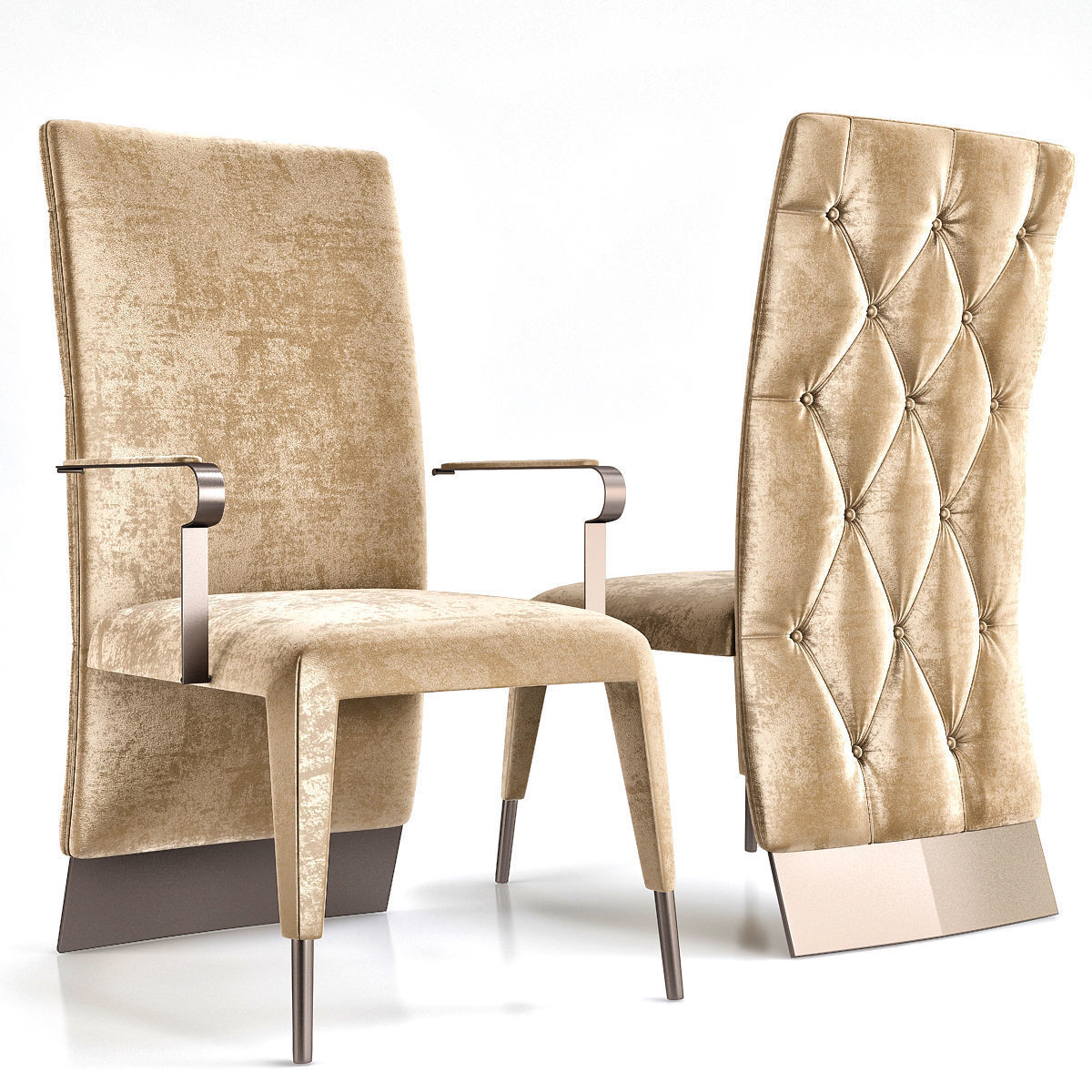 3D model Side chair Giorgio Collection 3d model VR / AR / low-poly ...