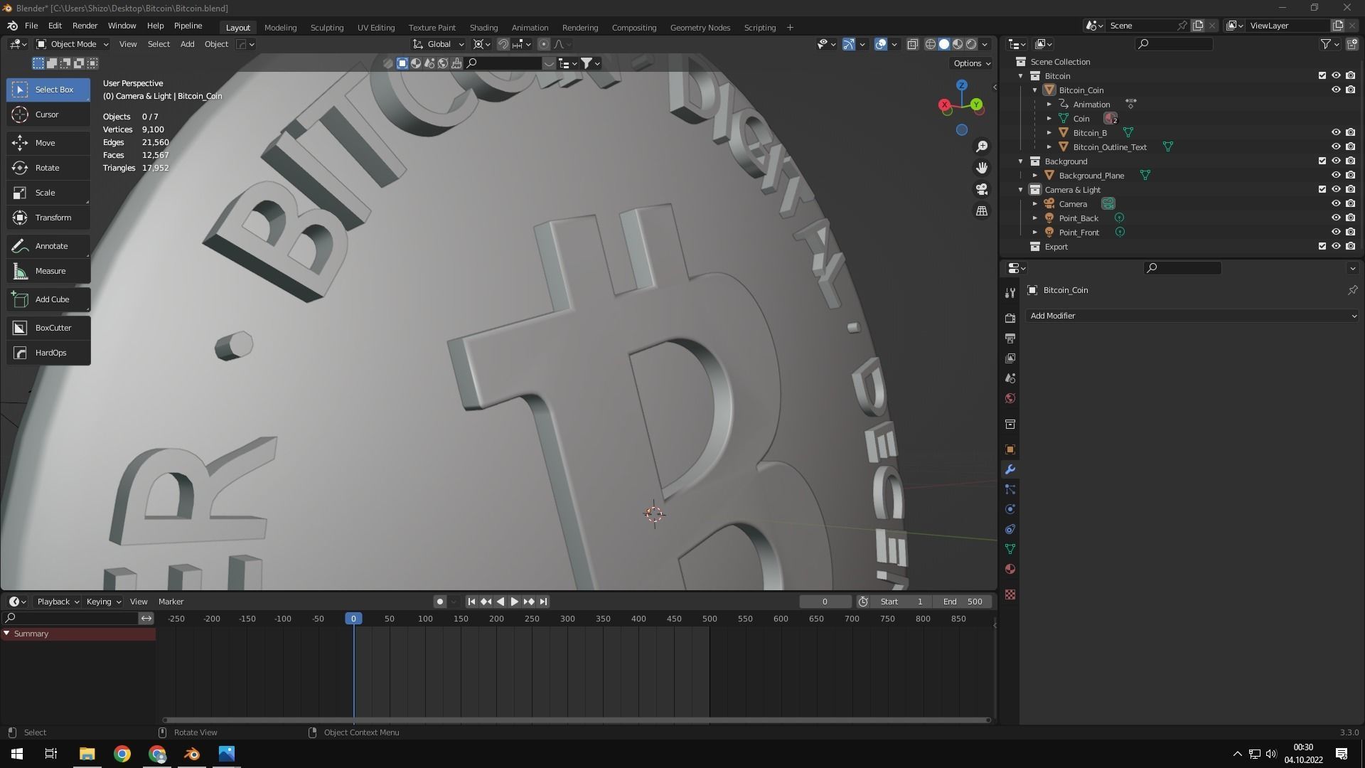 Little Bitcoin Emblem 3D model | CGTrader