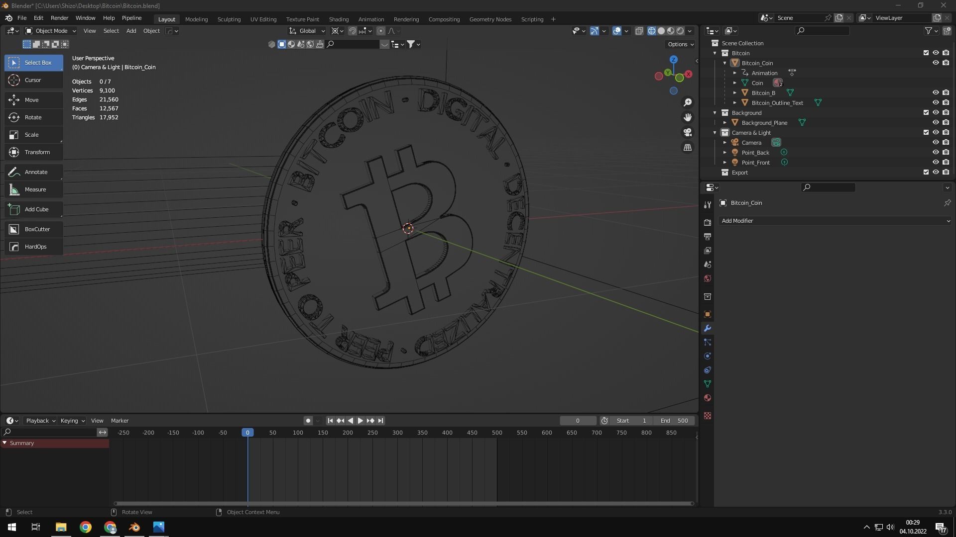 Little Bitcoin Emblem 3D model | CGTrader