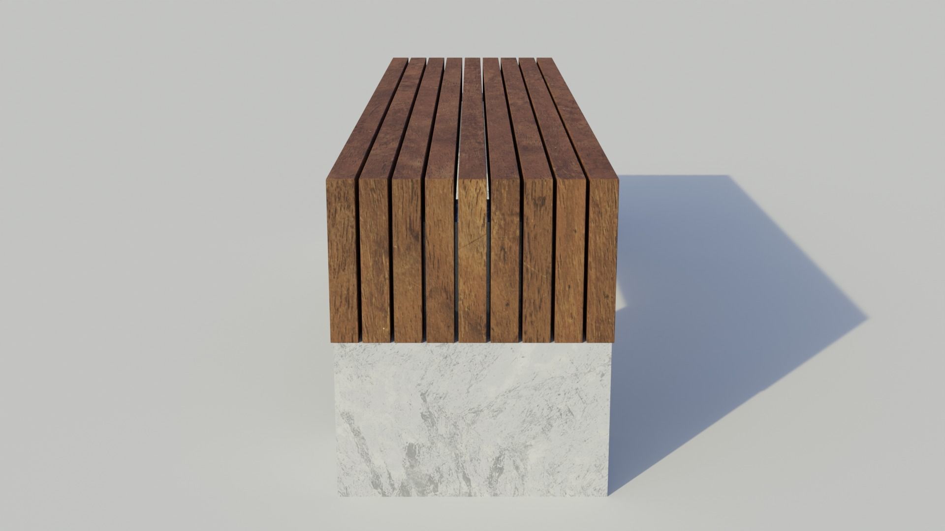 3D model Park Bench 2 - Low poly PBR VR / AR / low-poly | CGTrader