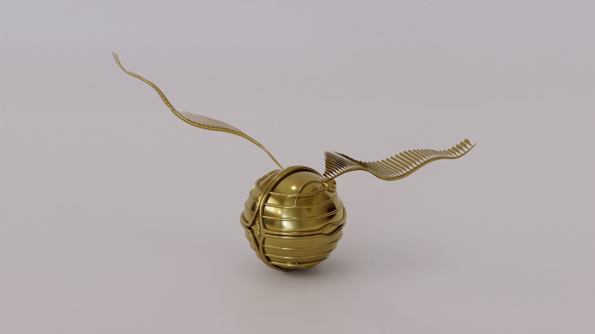 Golden Snitch - Harry Potter 3D model | CGTrader