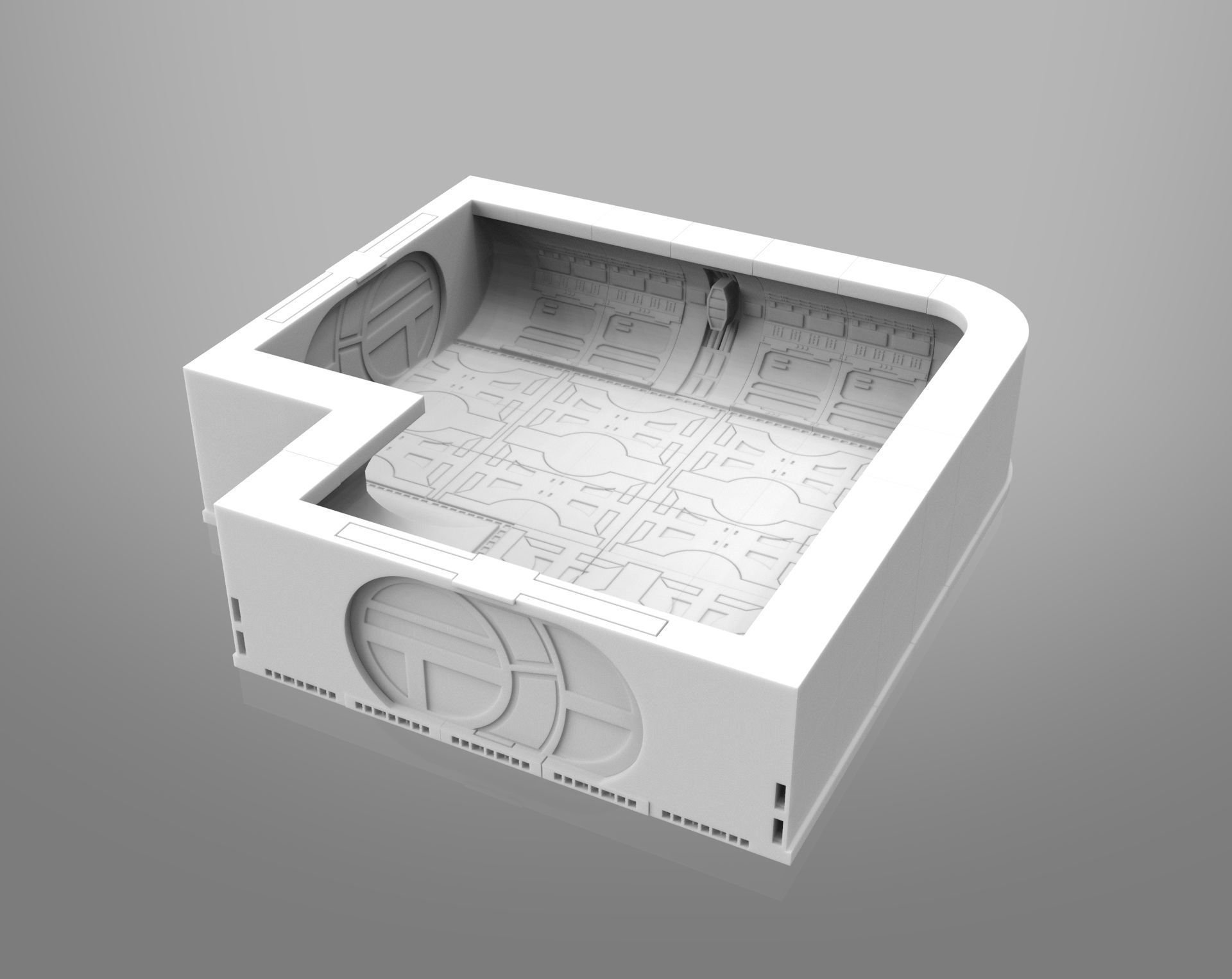 Endar Spire OpenLOCK Compatible Terrain 3D model 3D printable | CGTrader