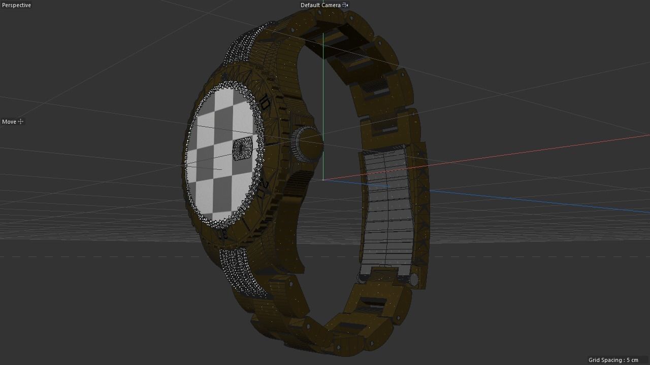 Golden Watch free 3D model | CGTrader