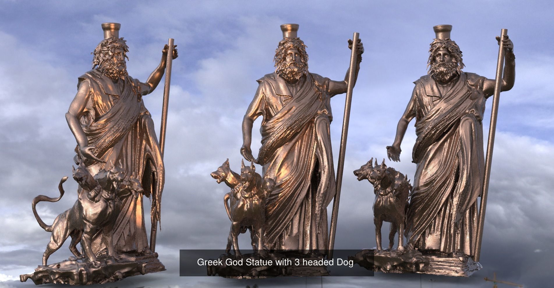 Greek Gods Sculpture Collection | CGTrader