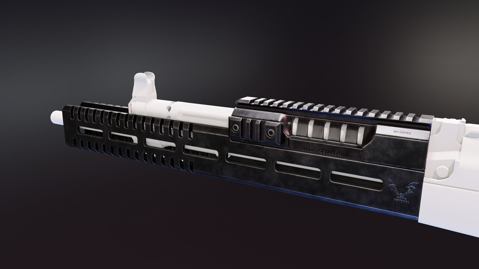 3D model Rotor43 AK12 handguard VR / AR / low-poly | CGTrader