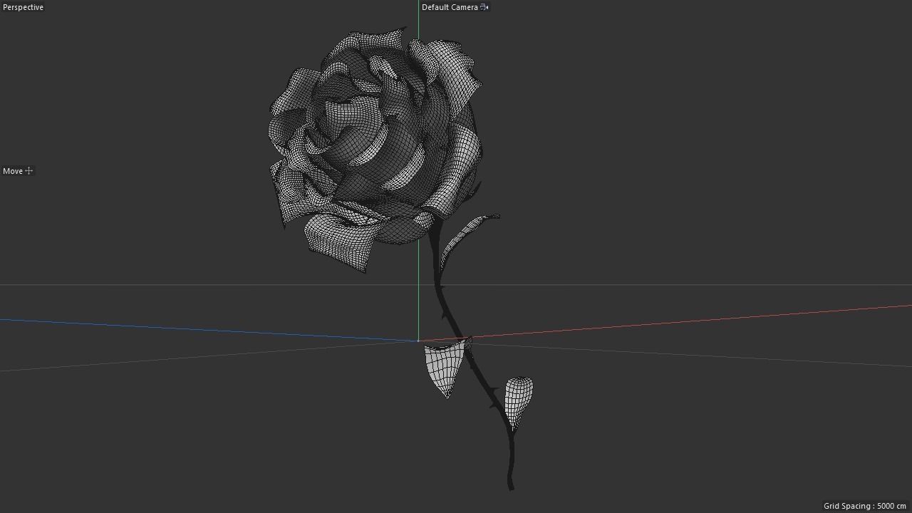 rose flower free 3D model | CGTrader