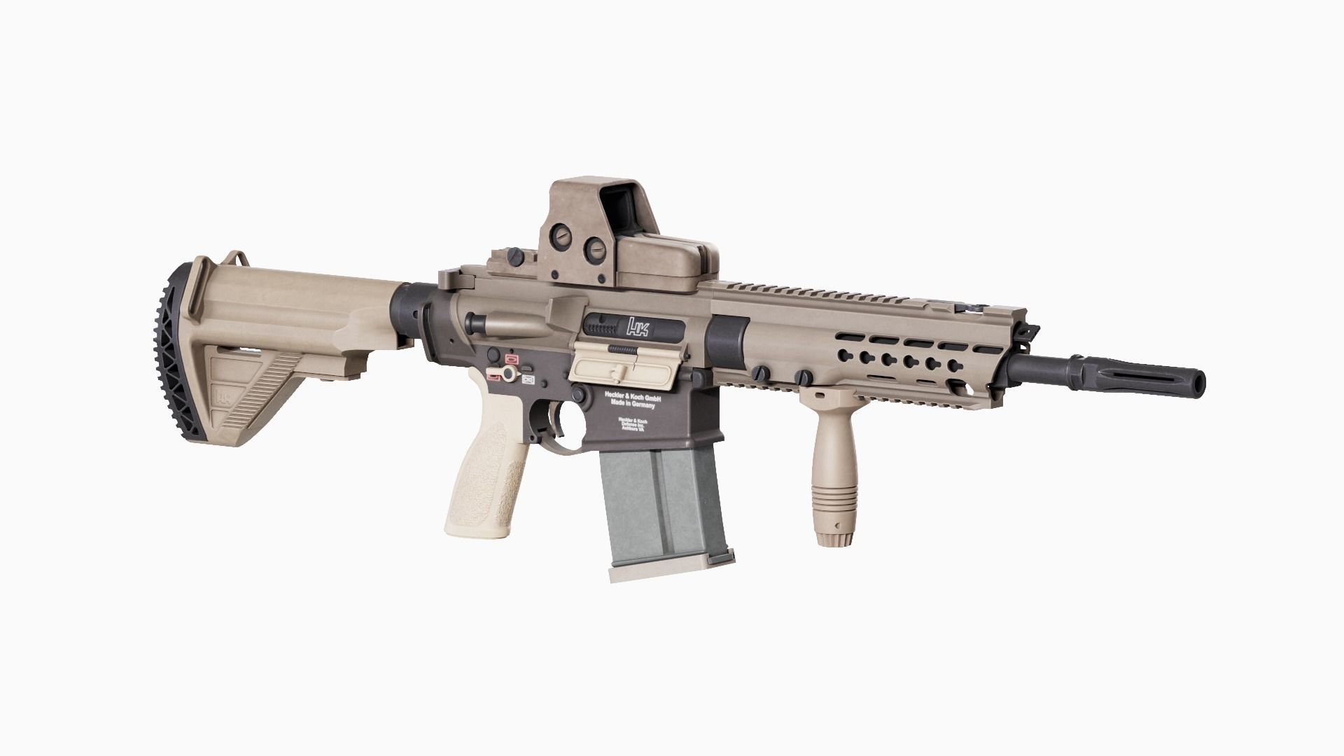 3D model HK G27K DMR VR / AR / low-poly | CGTrader