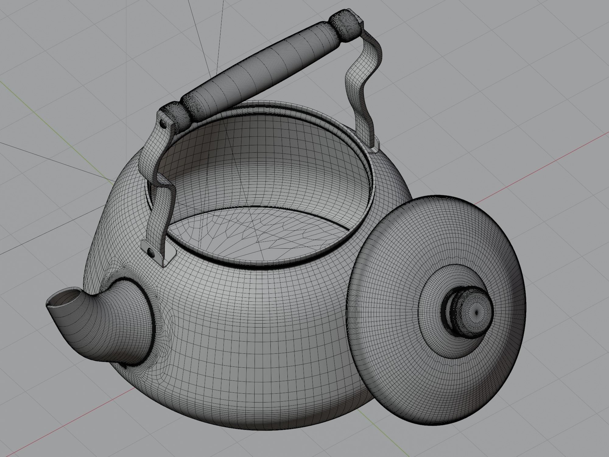 Stainless Steel Kettle 3D model | CGTrader
