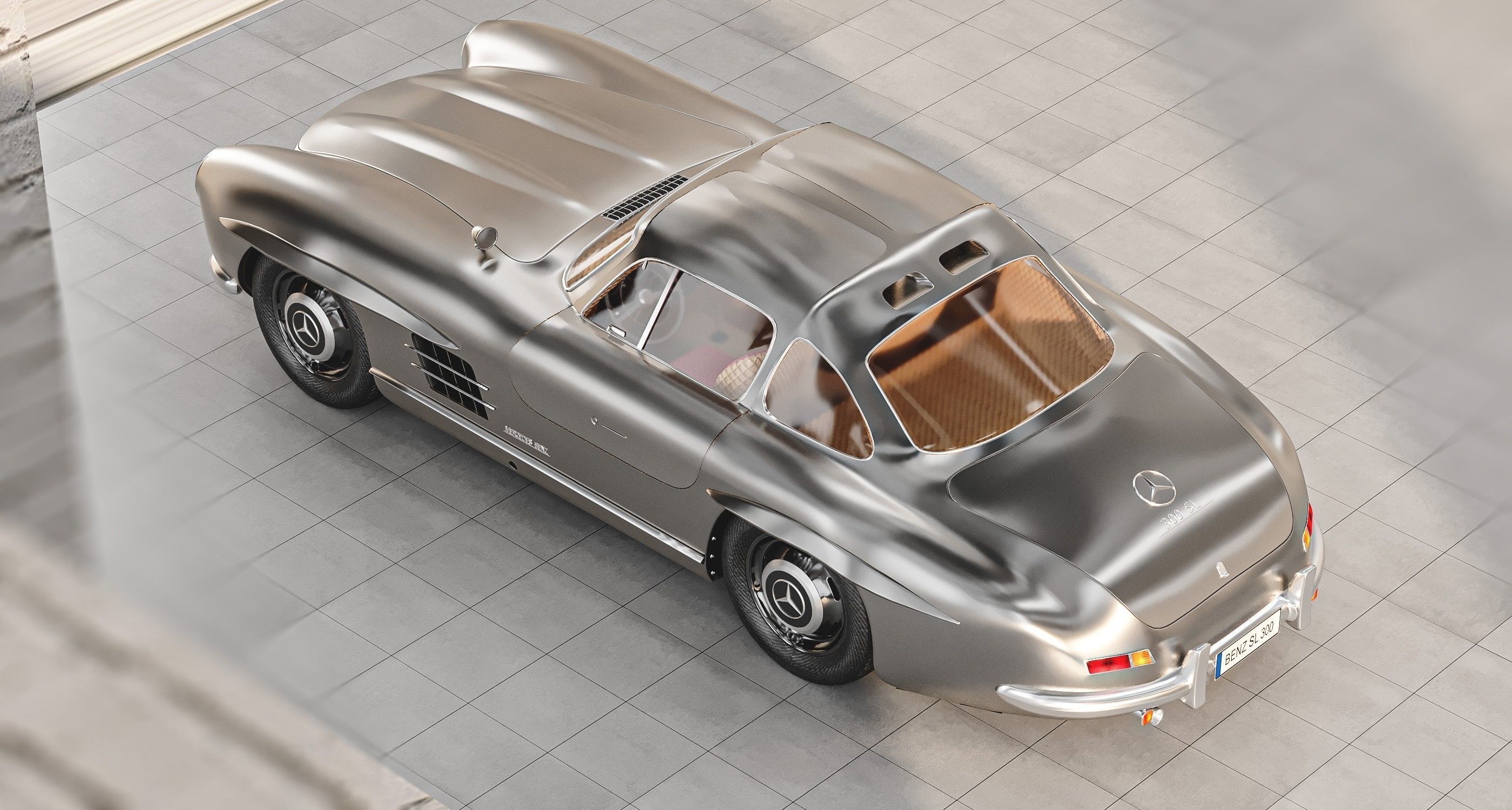 3D model Mercedes Benz 300 SL VR / AR / low-poly | CGTrader