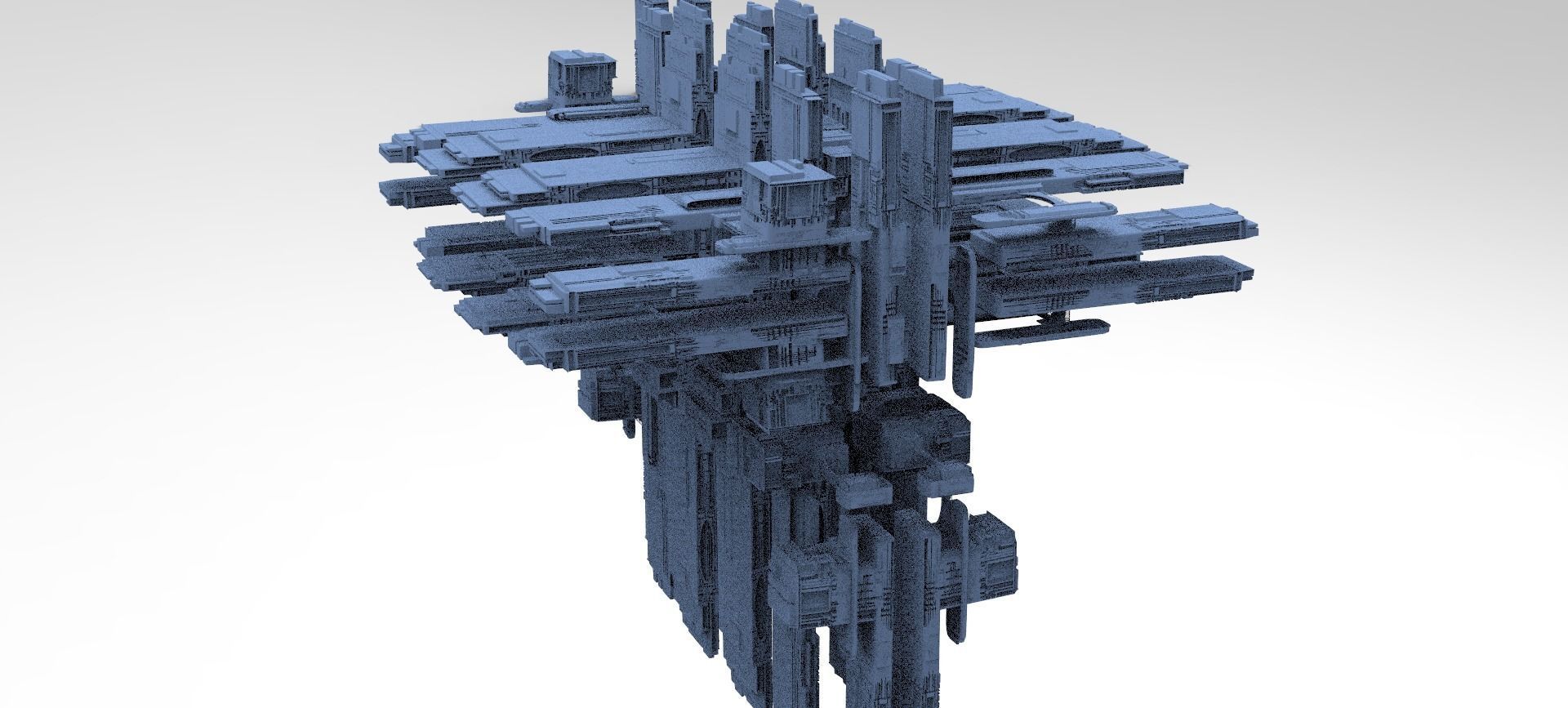 Alien Inquisitor Grand Ship library 3D model | CGTrader