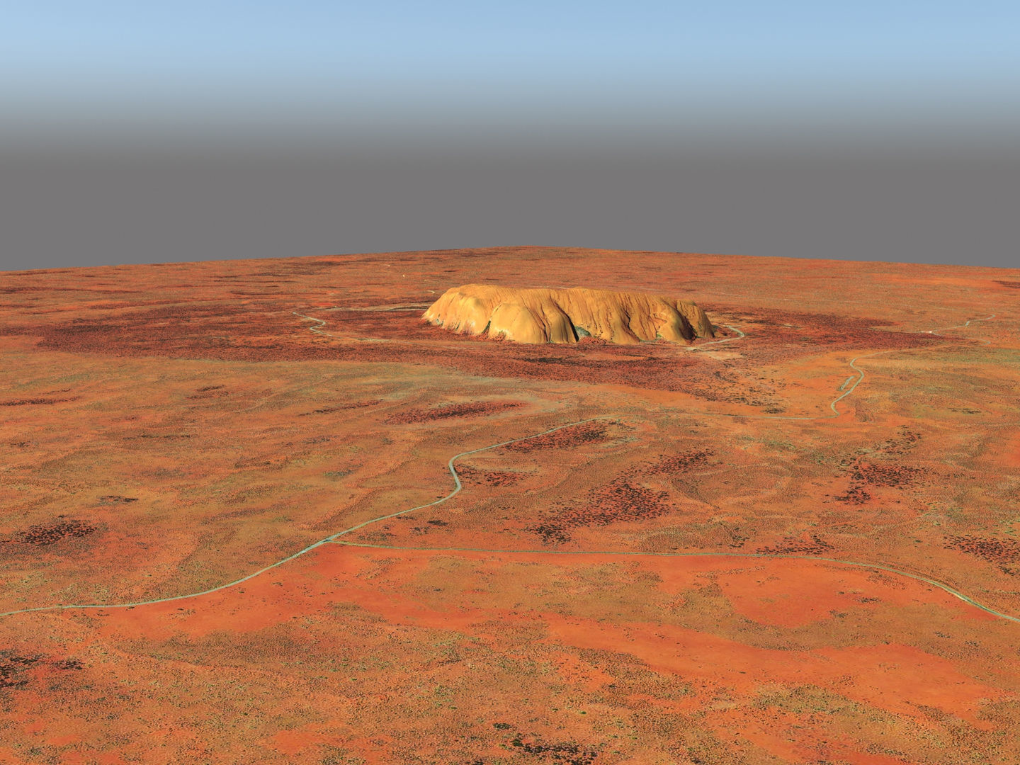Uluru Ayers Rock Landscape 3D model | CGTrader