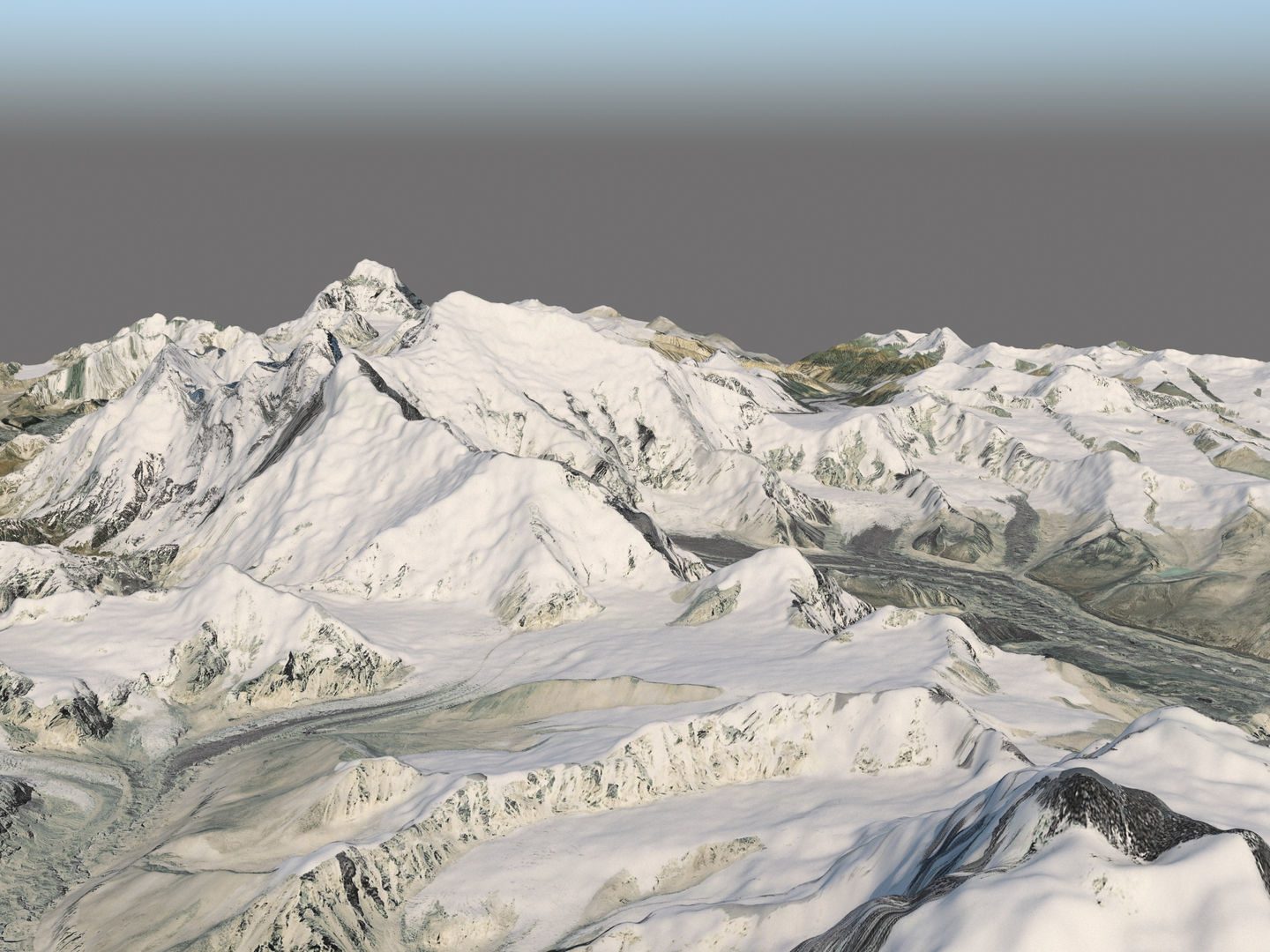 Mount Everest Himalayas 3D model | CGTrader