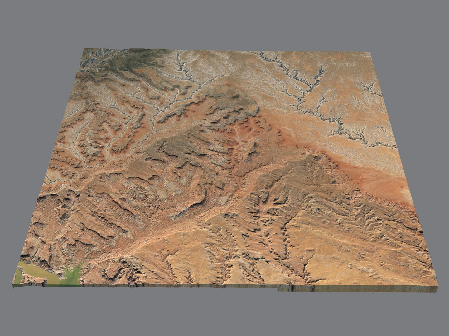 Rocky Landscape Plateau 3D model | CGTrader