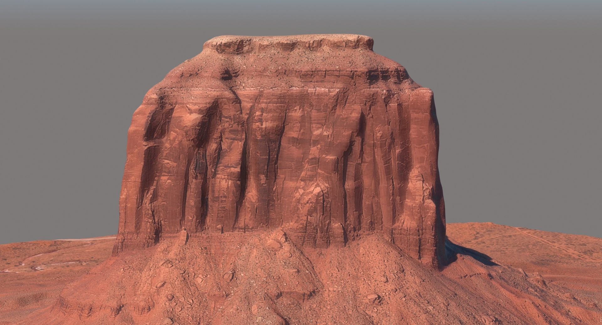 Monument Valley Butte Mountain 03 3D model | CGTrader