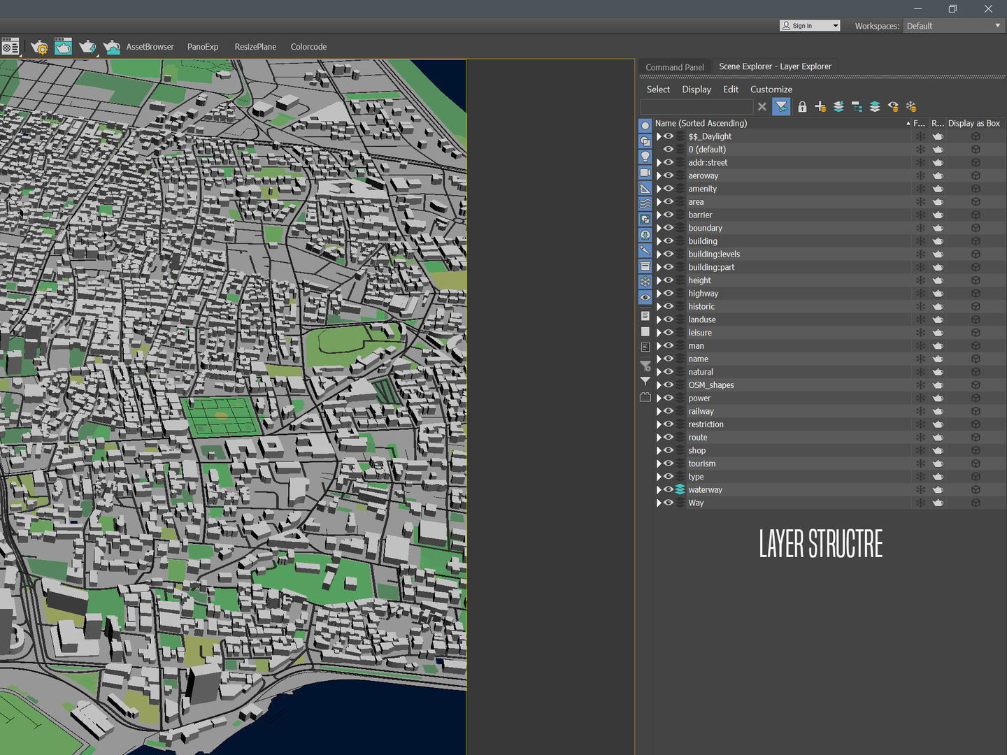 Beirut Lebanon 25x25km 3D City Map 3D model | CGTrader