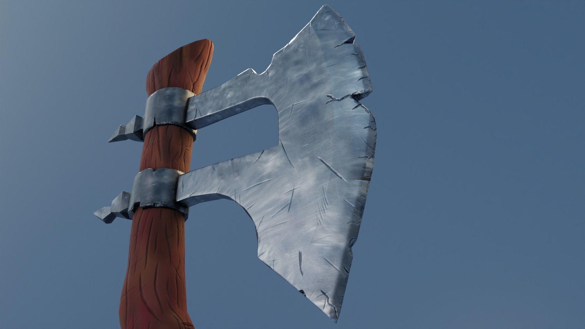 3D model Lowpoly game ready axe VR / AR / low-poly | CGTrader