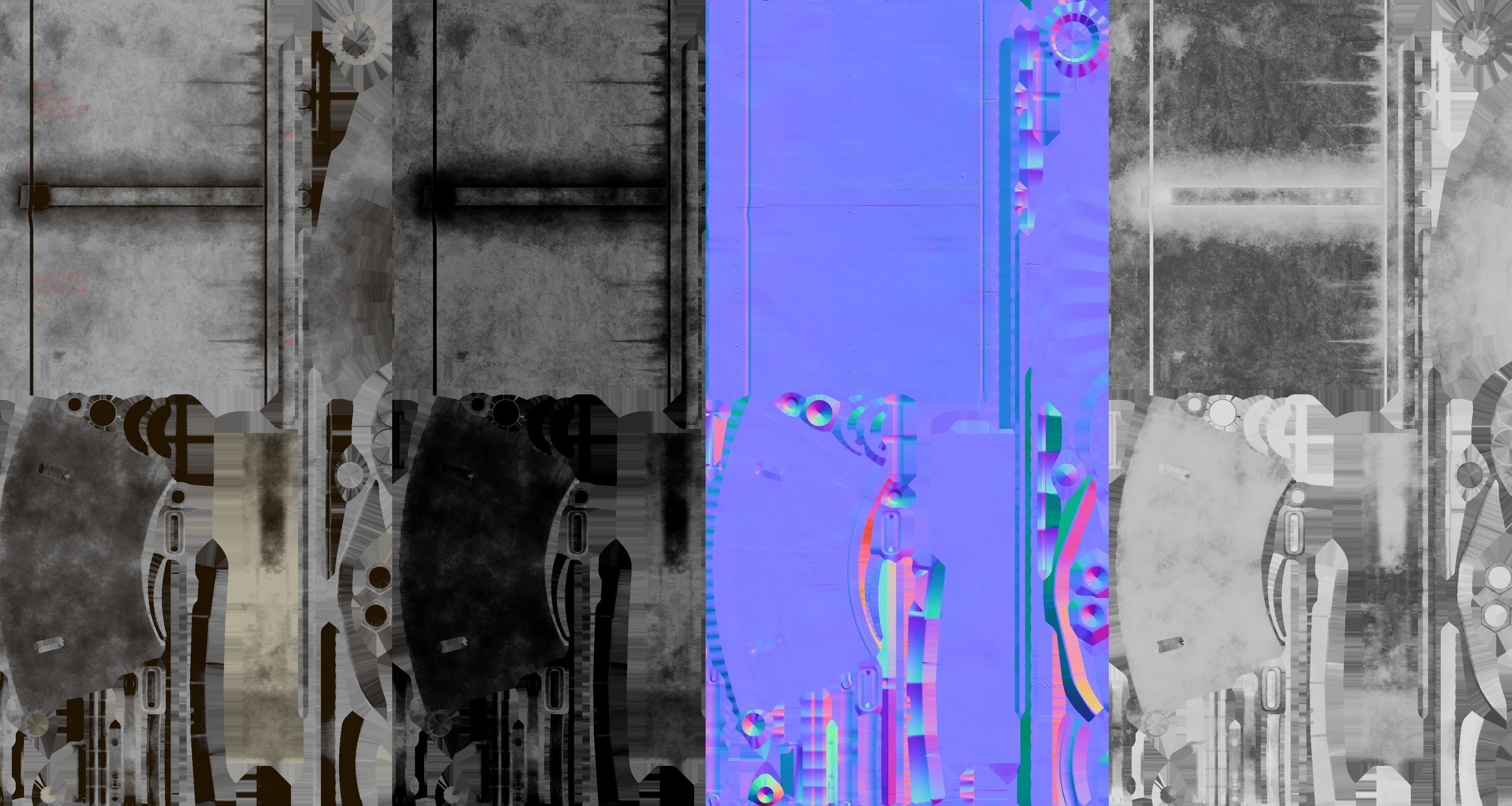 3D model Game ready model of UB-16-57KV unguided missile rockets ...