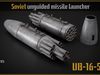 3D model Game ready model of UB-16-57KV unguided missile rockets ...