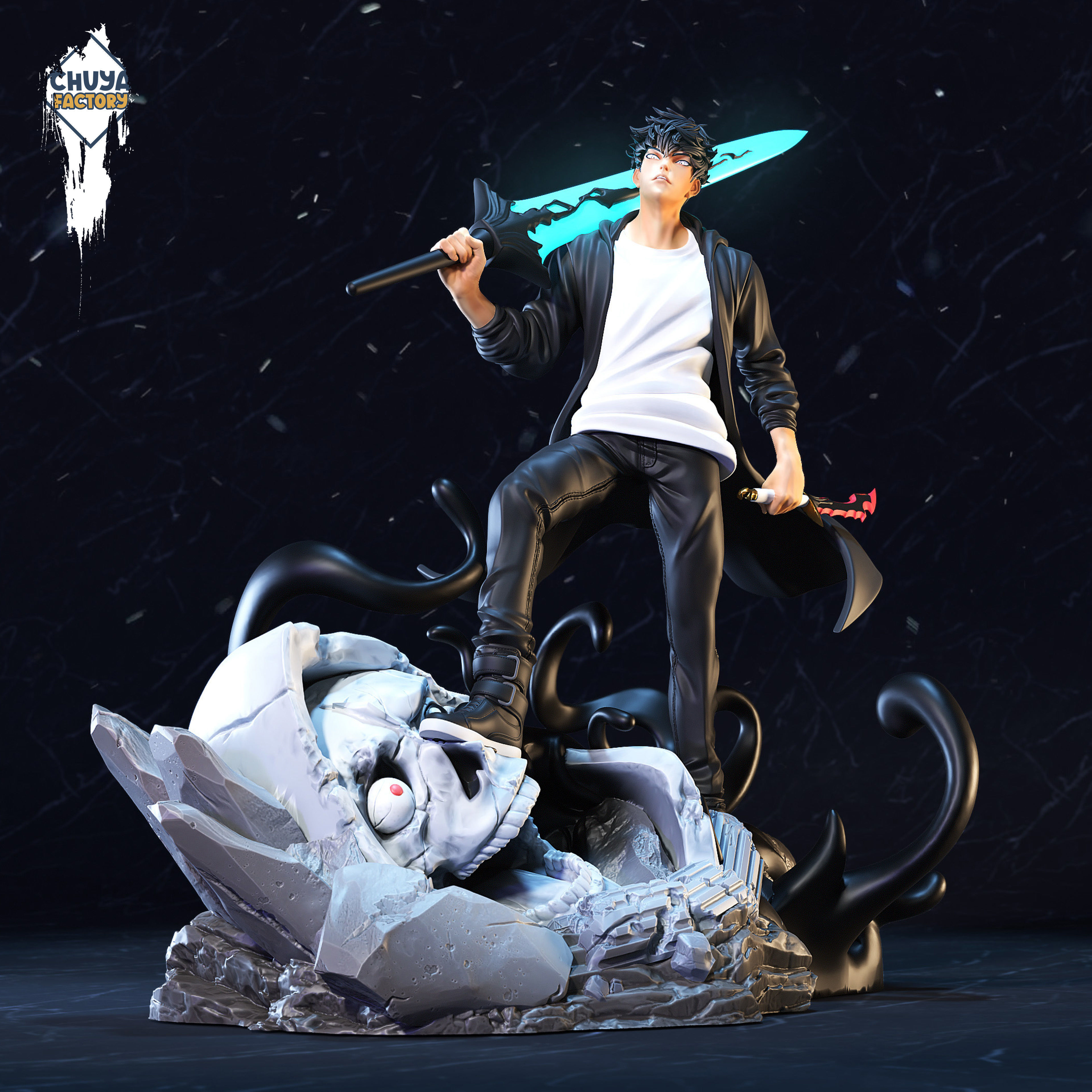 Sung Jin Woo 3D model 3D printable | CGTrader