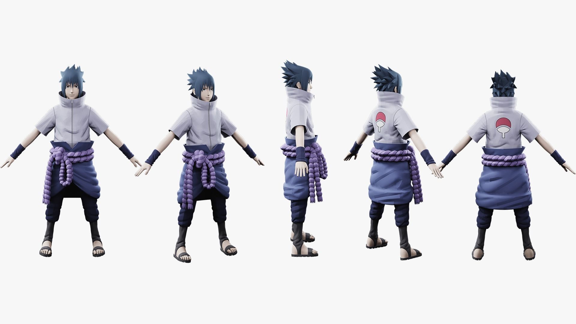 3D model Sasuke Uchiha Naruto Characters VR / AR / low-poly | CGTrader