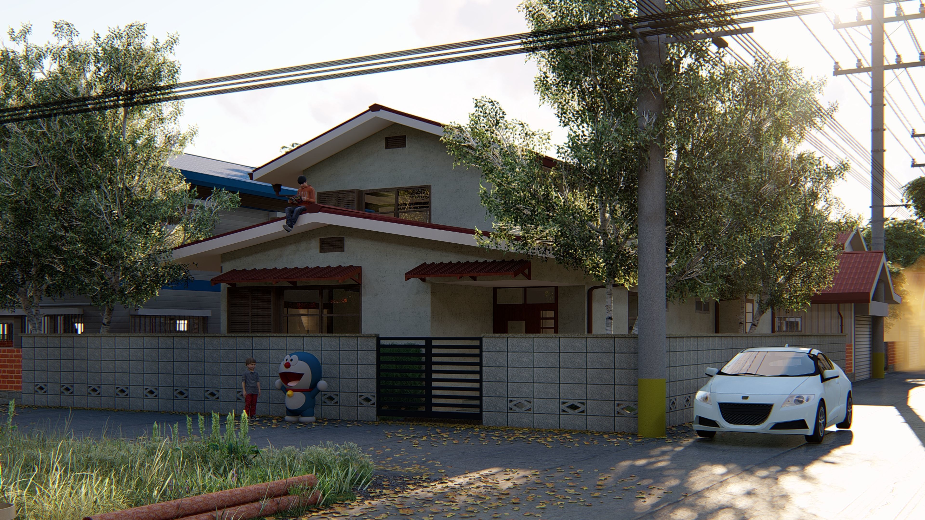 NOBI HOUSE 3D model | CGTrader