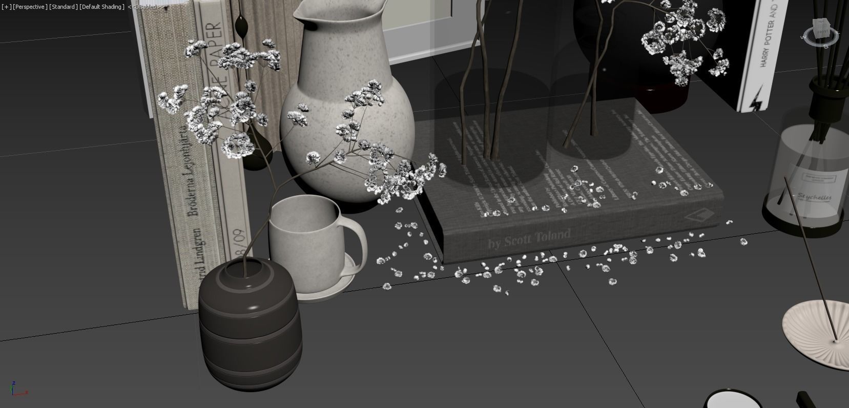 Decor Set 065 3d Model Cgtrader