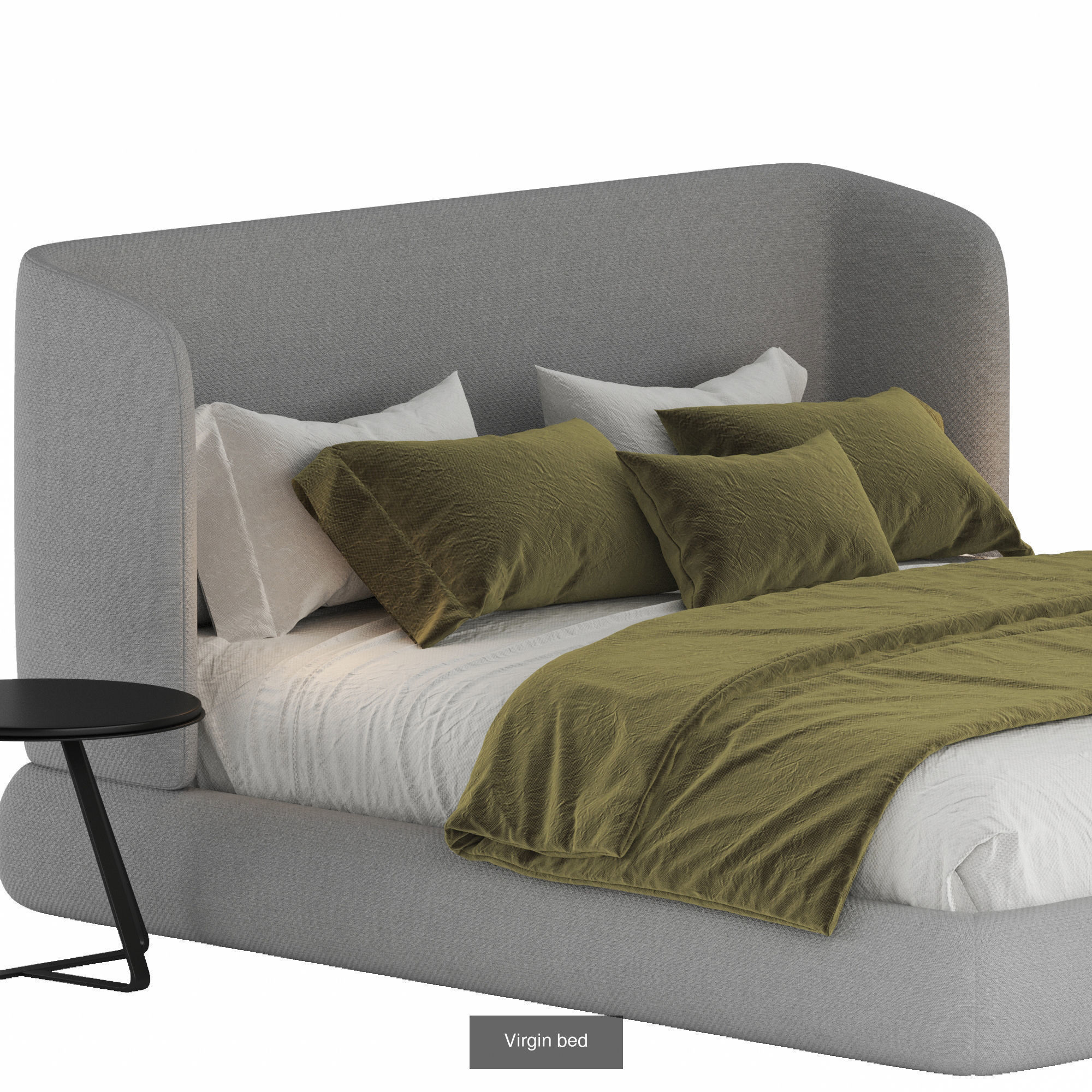 Corona scarlet and Virgin bed 3D Model Collection | CGTrader