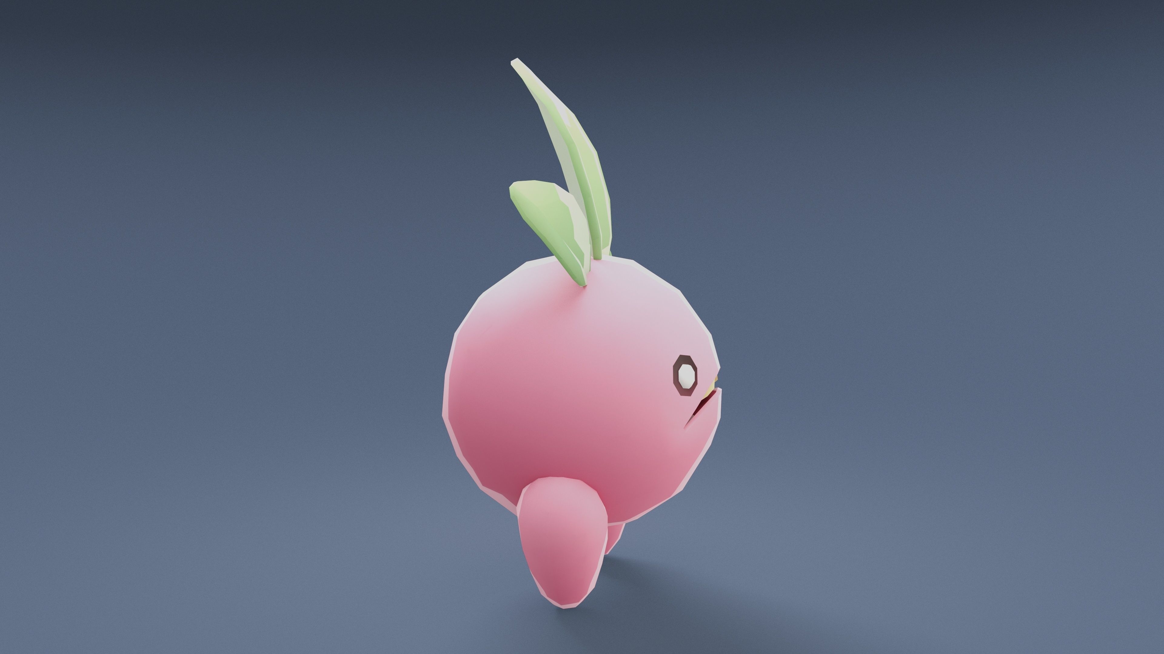 3D model Cartoon Characters - Small Pinky Warrior VR / AR / low-poly ...