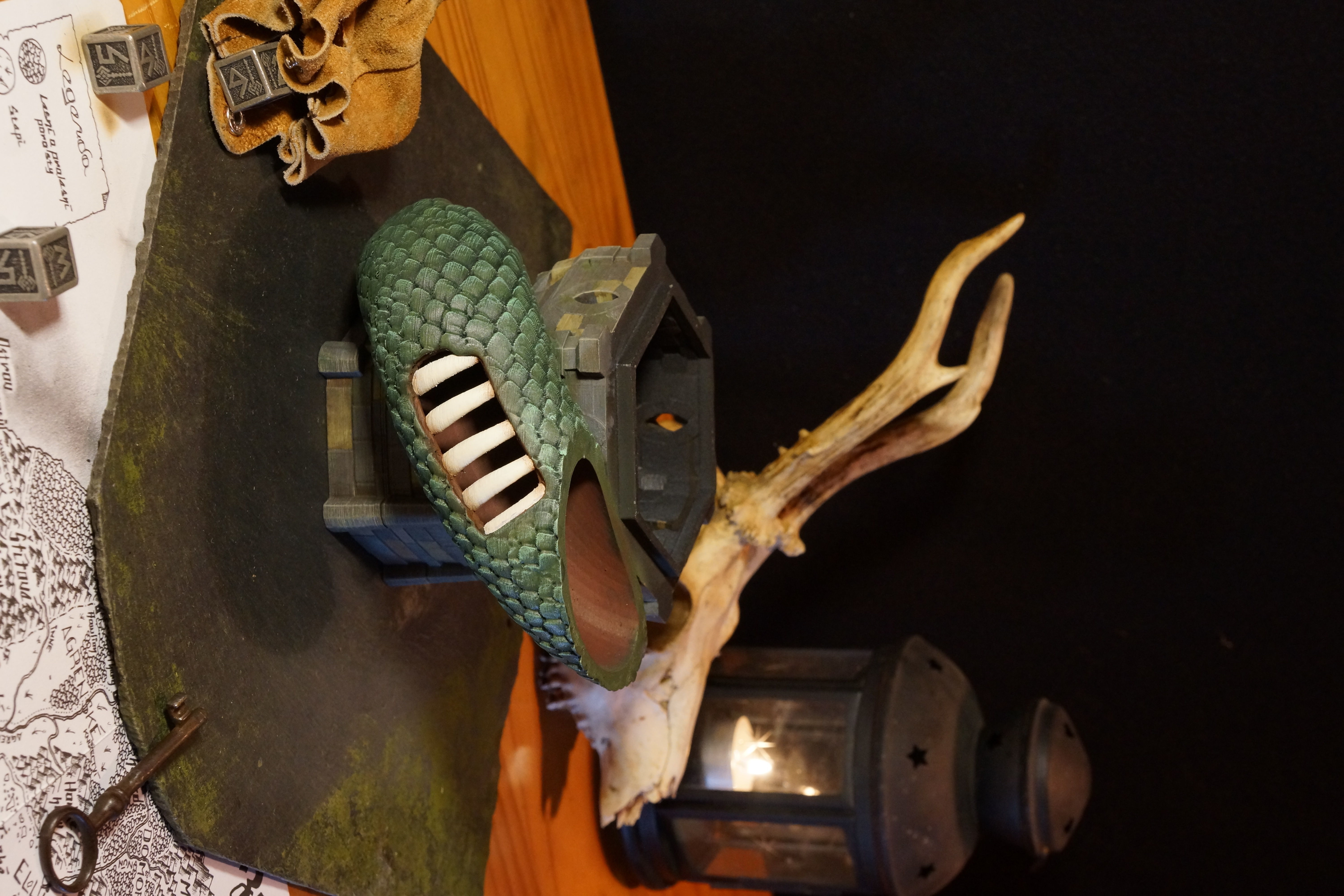 Ambitious Snake Dice Tower 3D model 3D printable | CGTrader