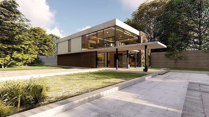 MODERN HOUSE 8 3D model | CGTrader