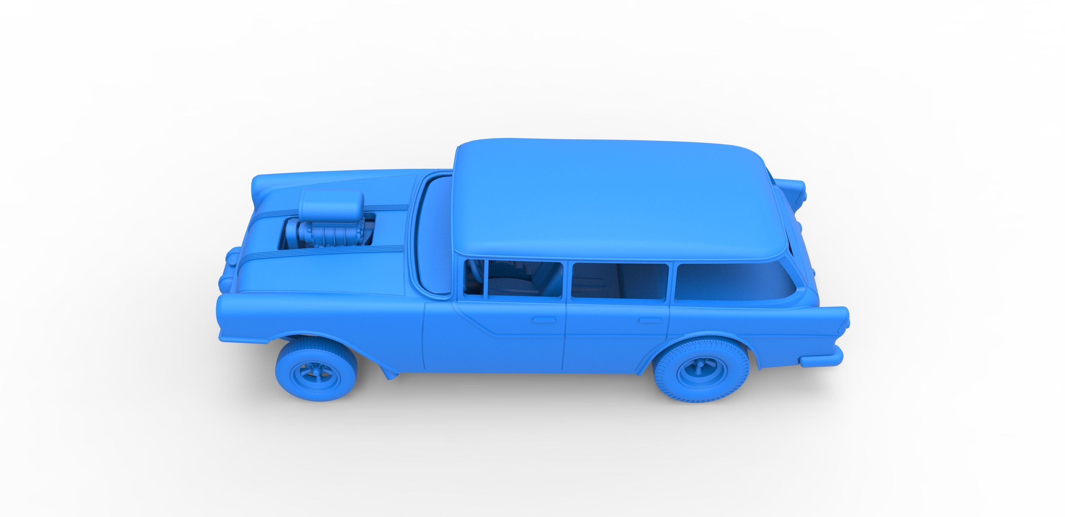 Diecast Gasser Scale 1 to 25 3D model 3D printable | CGTrader