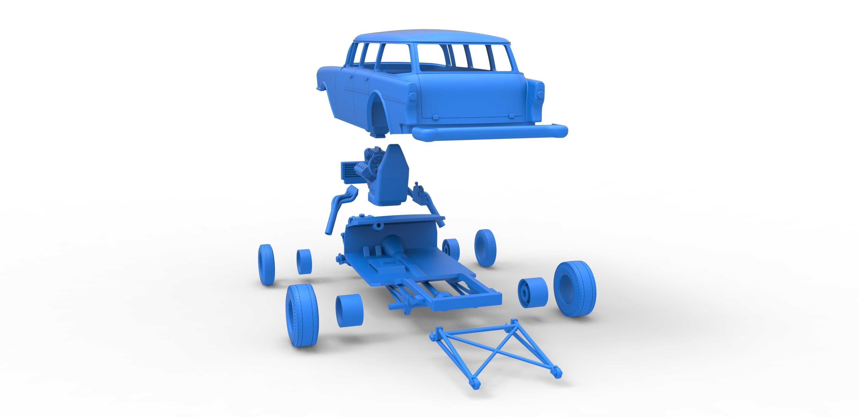 Gasser Scale 1 to 25 3D model 3D printable | CGTrader