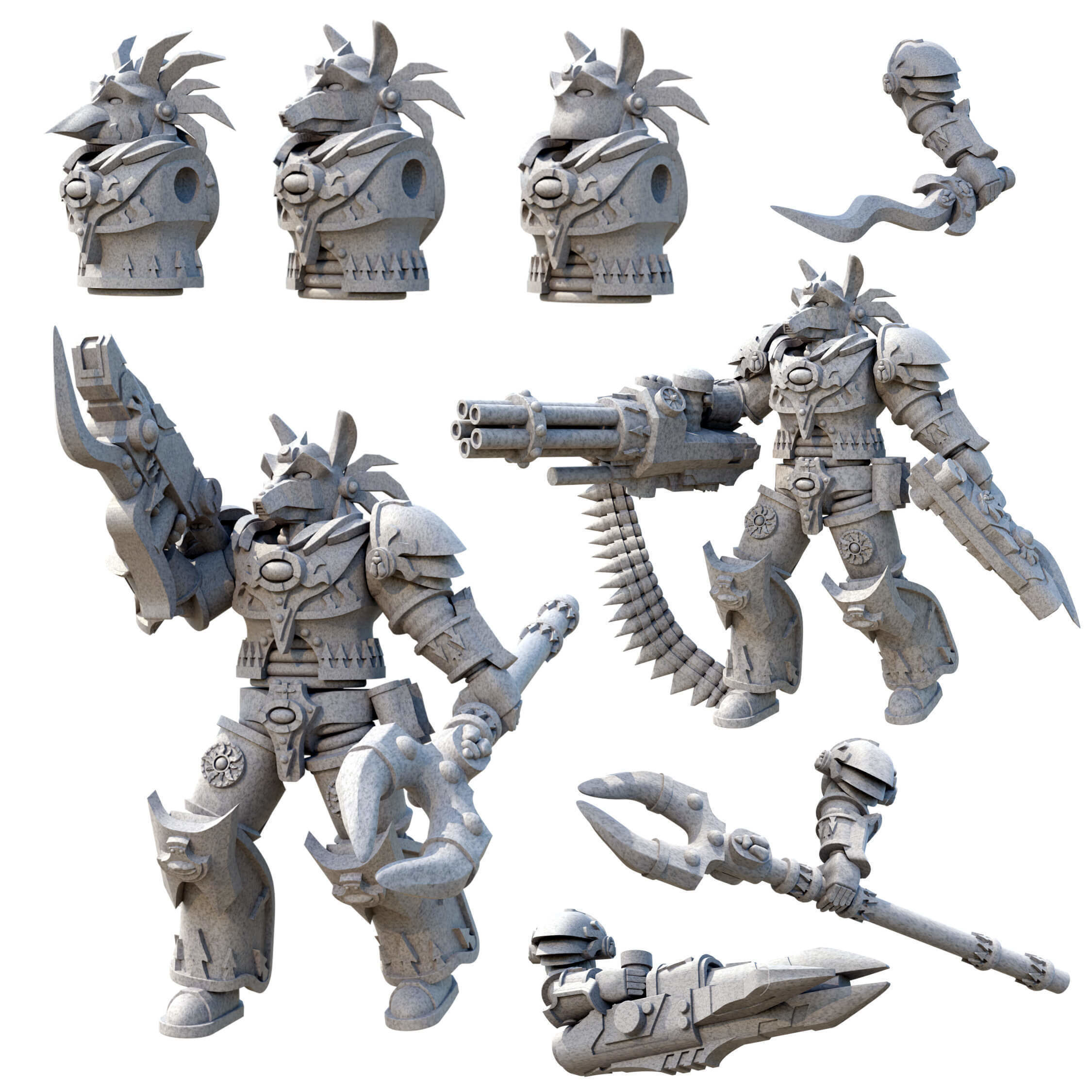 Sci Fi Terminators Proxy Collection Inc Beetle Jackal Designs | CGTrader