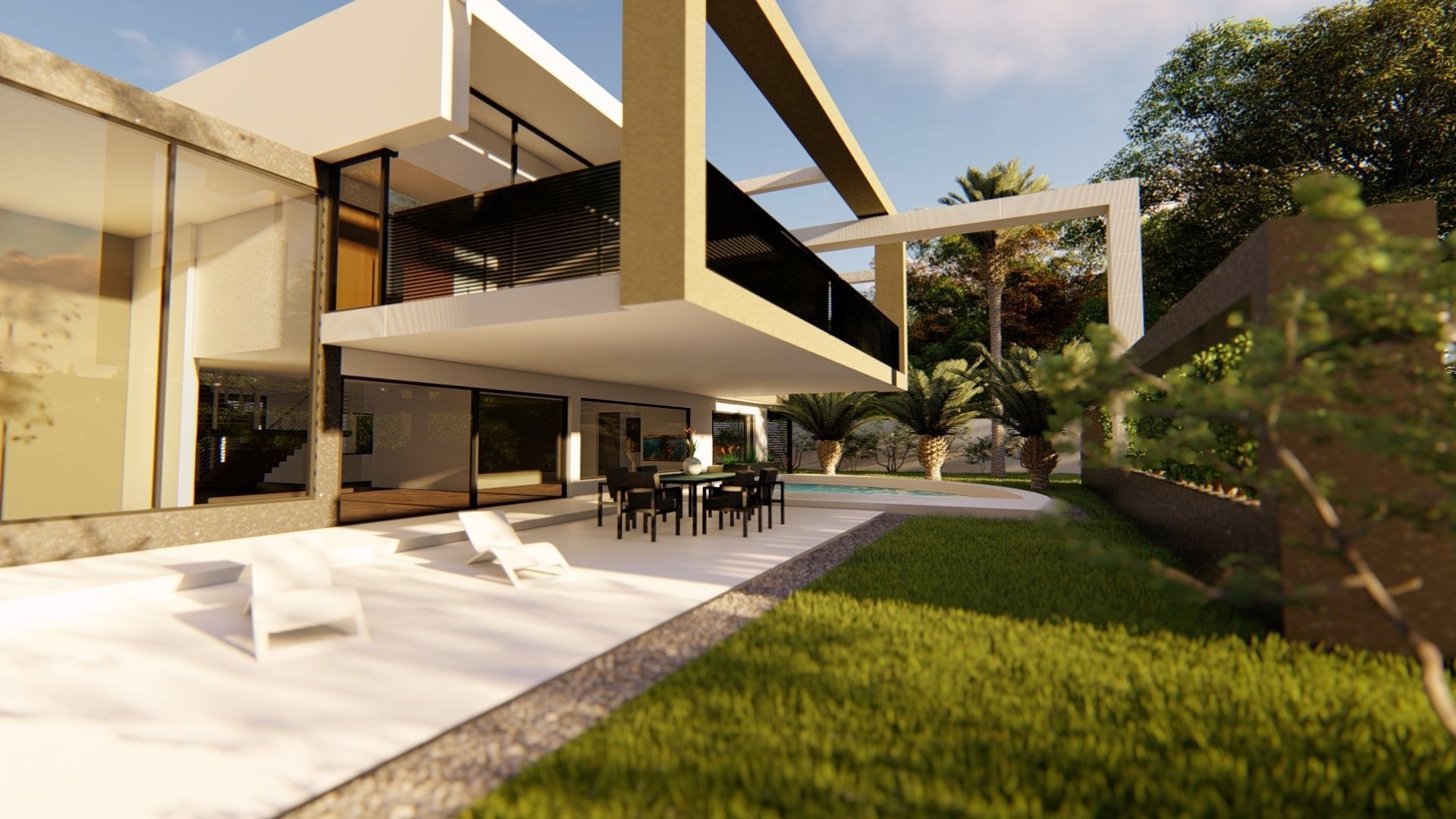 MODERN HOUSE 4 3D model | CGTrader
