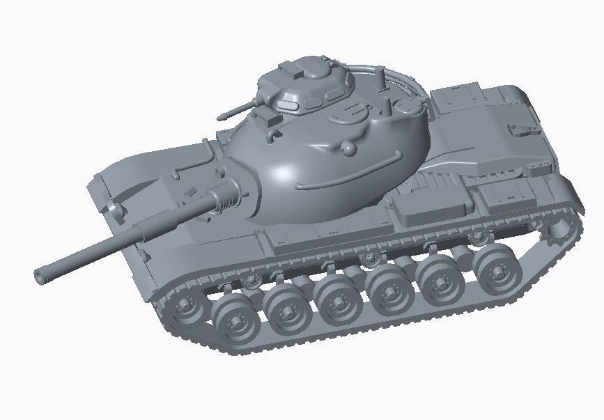 M60 Tank free 3D model 3D printable | CGTrader