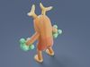 3D model Cartoon Characters - Big Stumpy Warrior VR / AR / low-poly ...