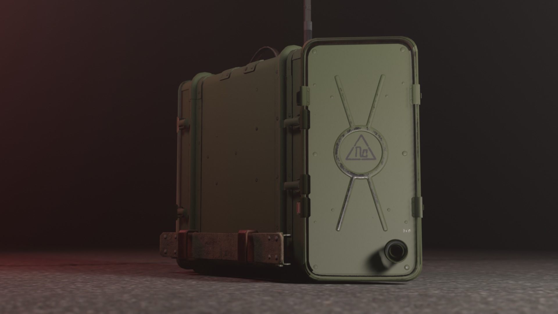 3D model Cold War Radio Soviet VR / AR / low-poly | CGTrader