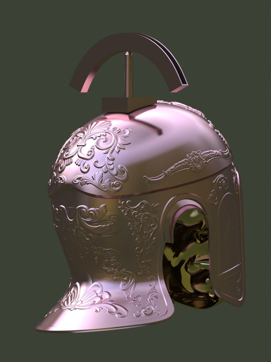 Roman General Helmet Mask Lorica Musculata Shin Guards Bracer 3D model ...